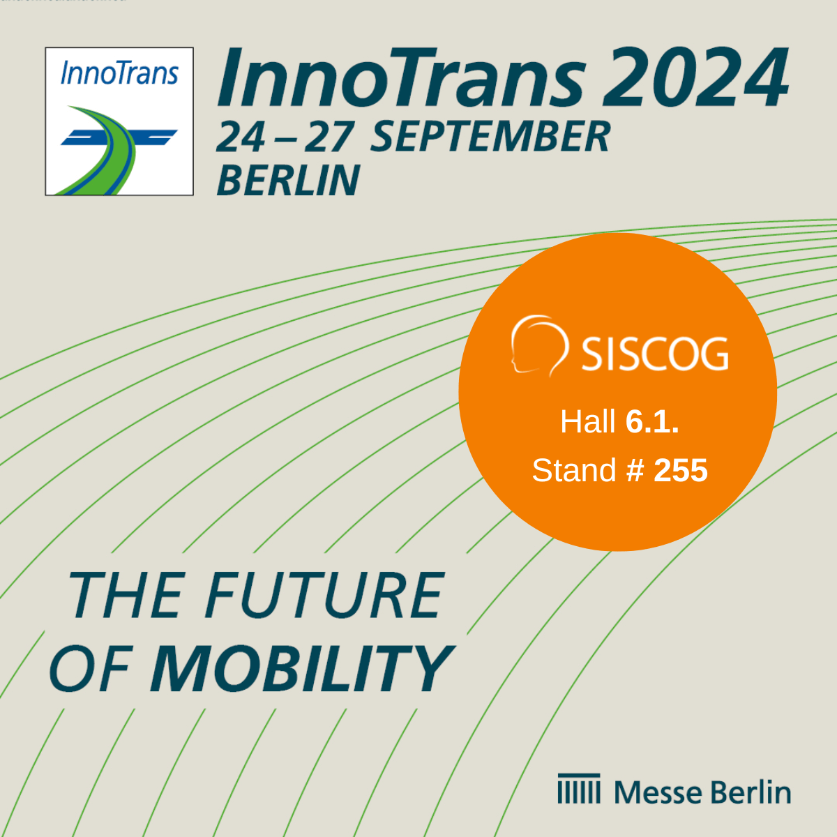 SISCOG | SISCOG at Innotrans 2024 with solutions for more efficient ...